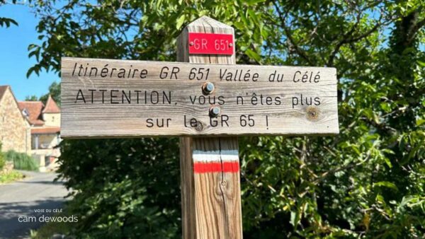 La voie du célé, variante de la via Podiensis